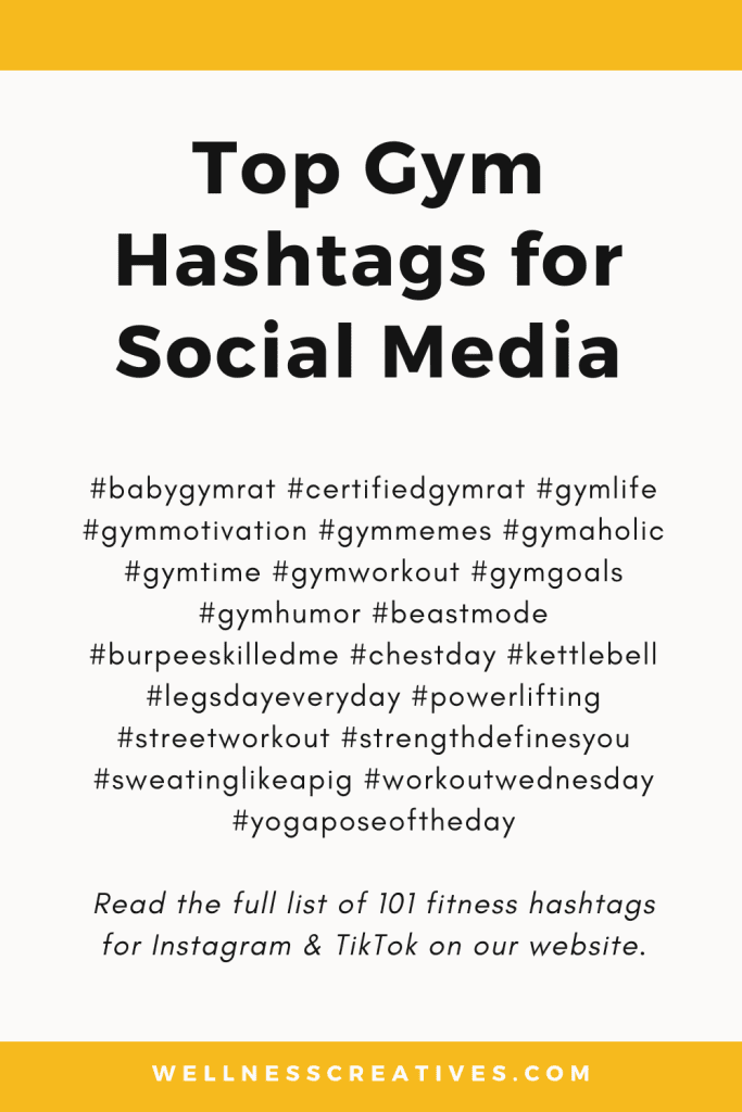 Top Fitness Hashtags To Grow Your Instagram & TikTok Accounts