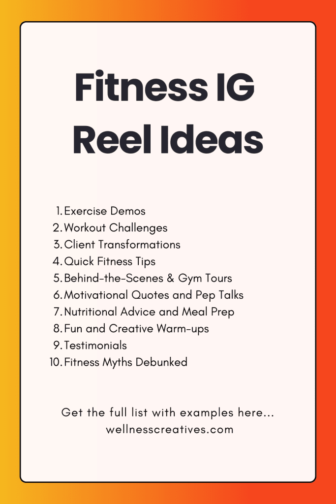 10 Fitness Reel Ideas To Grow Your Audience & Brand